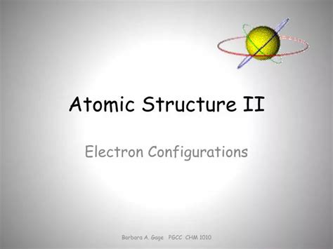Ppt Atomic Structure Ii Powerpoint Presentation Free Download Id5261578