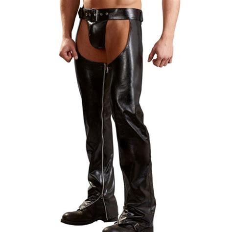 Pu Leather Assless Chaps For Men Queer In The World The Shop