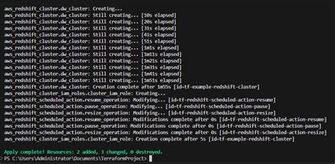 Manage Amazon Redshift Provisioned Clusters With Terraform Aws Big