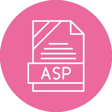 Asp Format Icon Design 50236457 Vector Art At Vecteezy