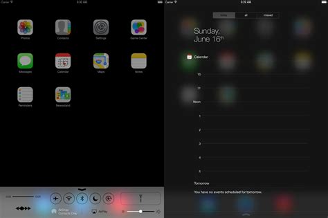 Ios 7 For Ipad Screenshots Offer Glimpse Of New Features