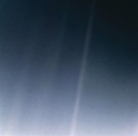 This Is One Of Voyager 1s Last Photographs Dubbed The “pale Blue Dot