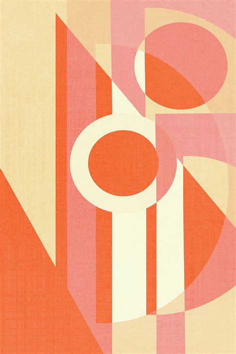 Geometric Abstraction Mid Century Modern Art 163 Digital Art By Hb Lee