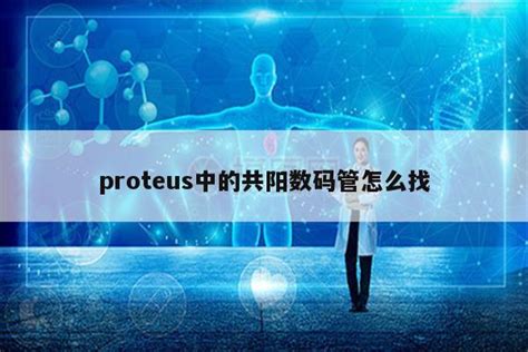 Proteus中的共阳数码管怎么找 Proteus相关 Proteus8软件proteus软件