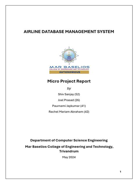 Dbms Project Report Pdf