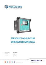 SERVOFLEX MiniHD 5200 Operator Manual 05210001a 5 SERVOMEX PDF Catalogs Technical