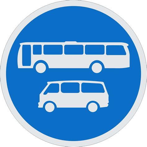 Buses And Midi Buses Only Road Sign R135 Road Signs