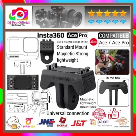 Jual Insta360 Ace Pro 2 Standard Mount Magnetic Strong Lightweight Ace Universal Mounting