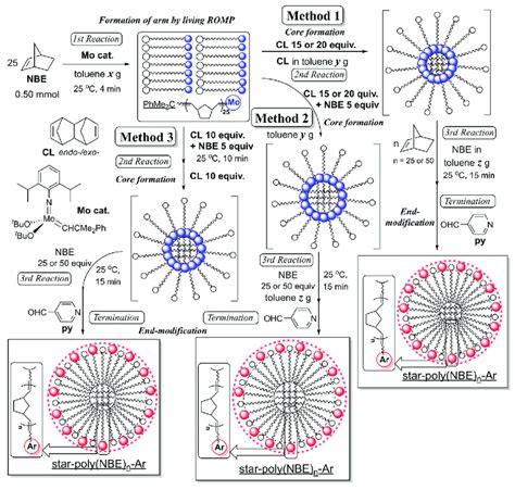 Scheme 3 Approaches Explored For One Pot Synthesis End Functionalized Download Scientific