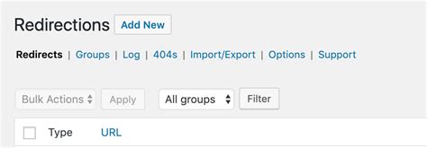 quickly redirecting webpages in wordpress with the redirection plugin