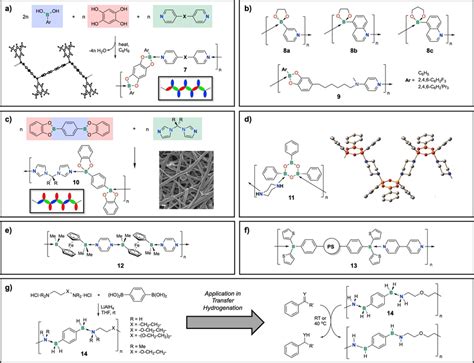 Examples Of Linear Polymers Based On Dynamic B−n Lp Formation In The