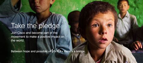 Take The Pledge Join Cisco And Become Part Of The Movement To Be A Global Problem Solver