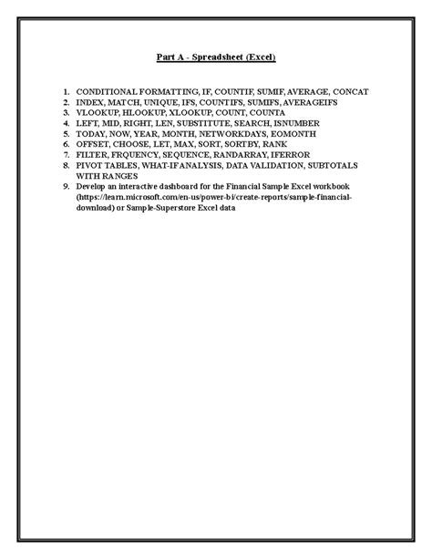 Data Analytices Part A Part A Spreadsheet Excel 1 Conditional Formatting If Countif