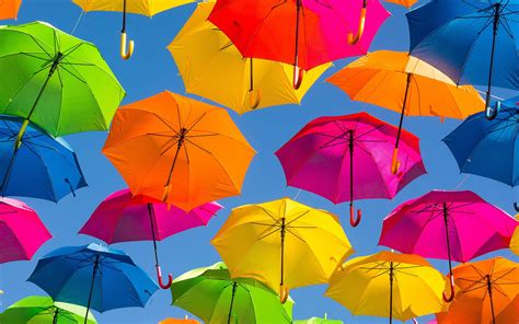 Colorful Umbrella Wallpapers Top Free Colorful Umbrella Backgrounds Wallpaperaccess
