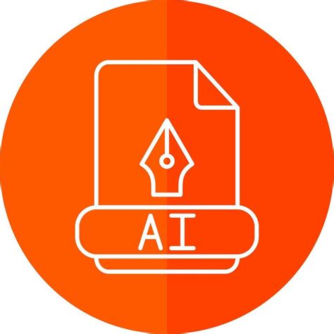 Ai Line Red Circle Icon 39255487 Vector Art At Vecteezy