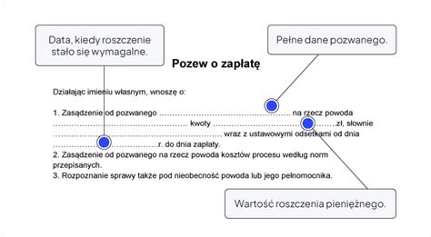 Jak Napisać Pozew O Zapłatę Wzór Z Omówieniem