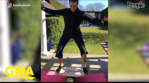 Brooke Shields Shares Photos Of Accident That Broke Her Right Femur At Gym L Gma Youtube