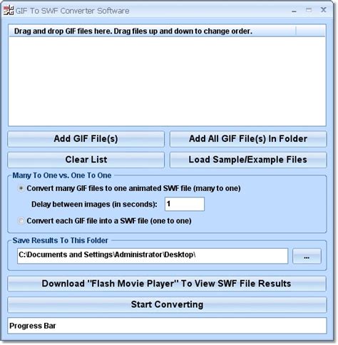 How To Convert GIF To SWF