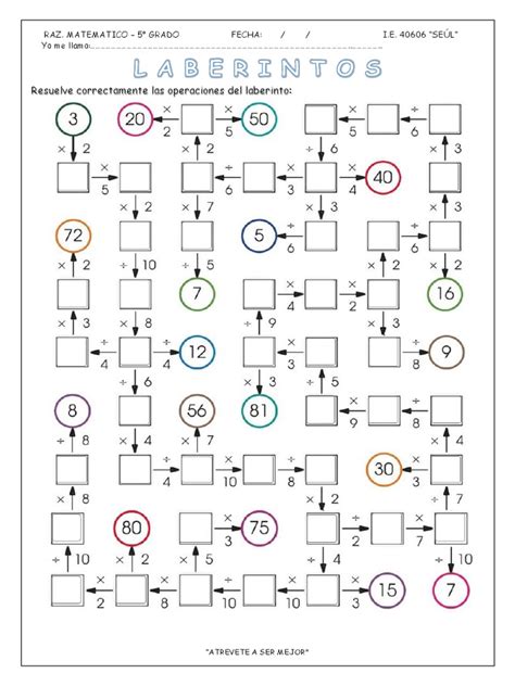 Laberinto De Operaciones Pdf