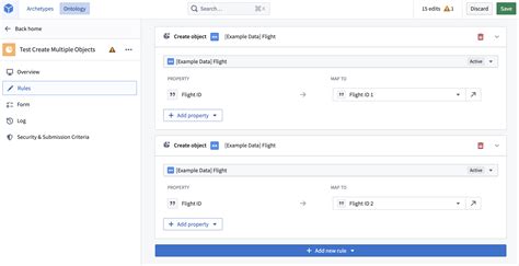 Palantir Foundry How Can I Configure An Action That Creates A