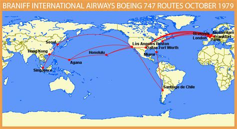 The Jet Age Braniff International Airways Boeing 747 Fleet