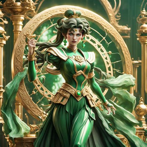 Jade Statue Sailor Jupiter Vintage Intricate By Bashfulglowfly On