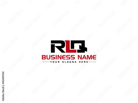 Initial Rlq Logo Icon Vector Letter Rl Logo Image Design For Your