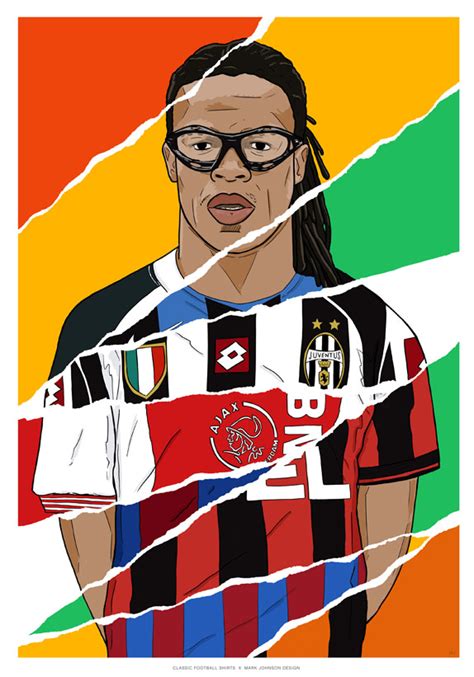 Edgar Davids Shirt Cool Retro Jersey From The Legend