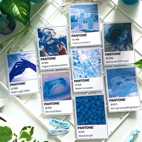 خرید و قیمت پک استیکر پوستر آبی طرح های پینترستی 8 عددی رنگ ابی از غرفه