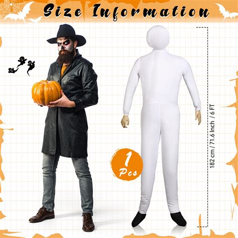 Liliful 6 Ft Tall Posable Halloween Decor Life Size Soft Stuffed