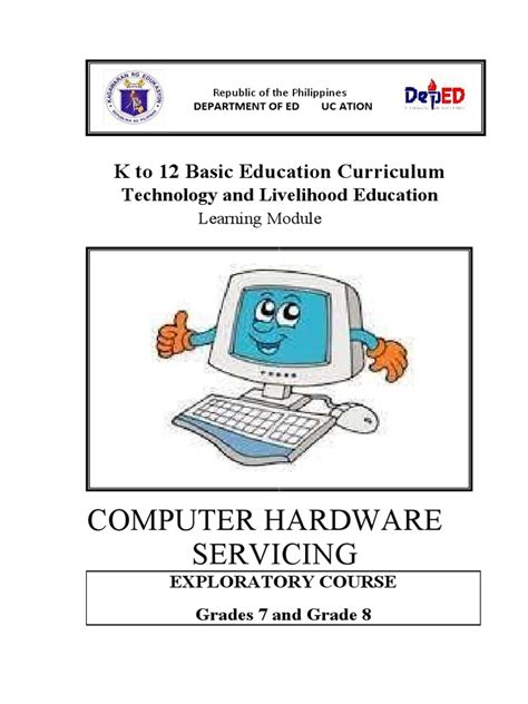 k to 12 pc hardware servicing learning module pdf electrostatic