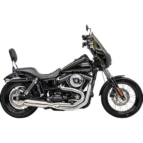 Bassani Xhaust 1992 Harley Davidson Dyna Glide Custom Fxdc 2 Into 1 Mid