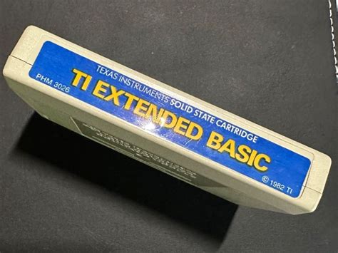 Ti 994a Ti Extended Basic Cartridgeandbuch Kaufen Auf Ricardo