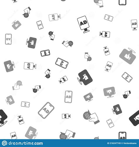 Set Advertising Customer Product Rating Dislike Speech Bubble And On Seamless Pattern Vector