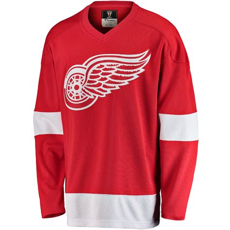 Detroit Red Wings Vintage Replica Home Fanatics Jersey Vintage