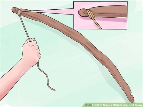 Ways To Make A Natural Bow And Arrow WikiHow