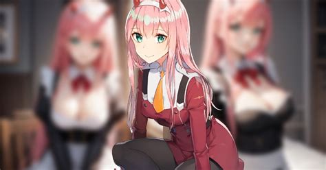 Ia Convierte A Zero Two De Darling In The Franxx En La Maid Más Hermosa