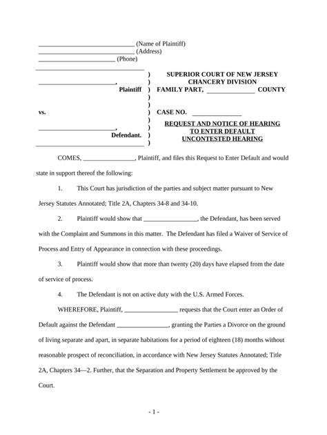 Uncontested Divorce Form Fill Out And Sign Online Dochub