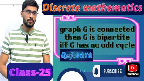 lec 25 theorem 5 15 4 g is connected graph then g is bipartite iff g