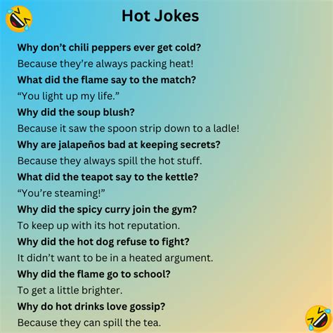 Hot Jokes That Will Make You Laugh Out Loud