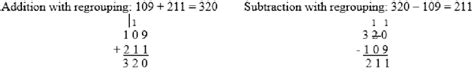 11 standard algorithms for addition and subtraction with regrouping