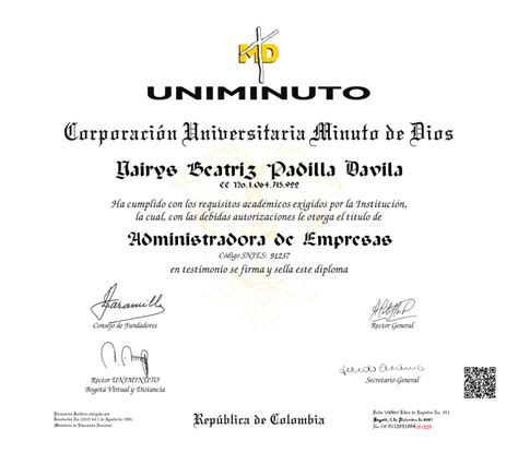 Título En Administración De Empresas Uniminuto Pdf