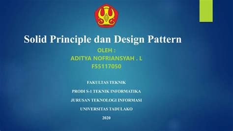 516206149 Solid Principle Dan Design Patternpptx