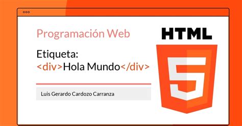 etiqueta div web luis cardozo