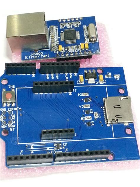 W5500 Ethernet Shield Full Board Rajiv Electronics