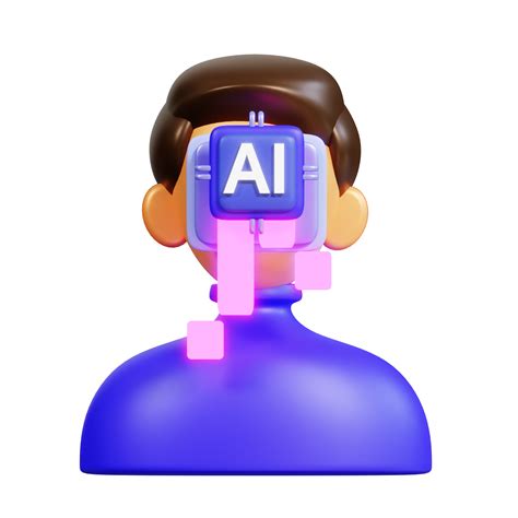 Artificial Intelligence 3d Icon 27193099 Png