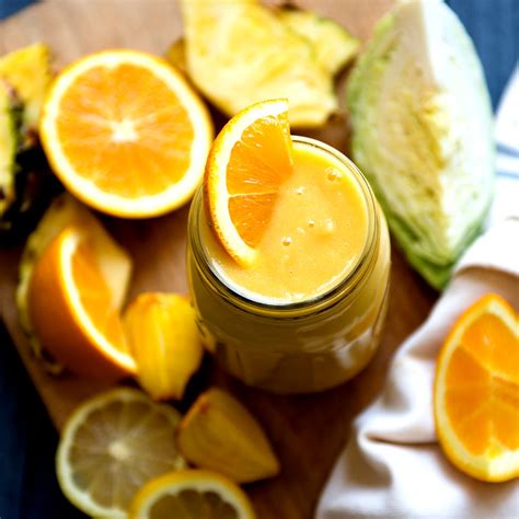 Orange Cabbage Smoothie