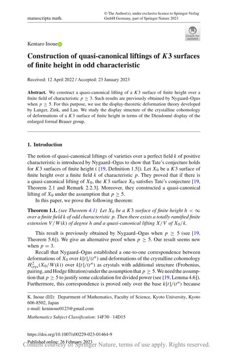 Construction Of Quasi Canonical Liftings Of K3 Surfaces Of Finite