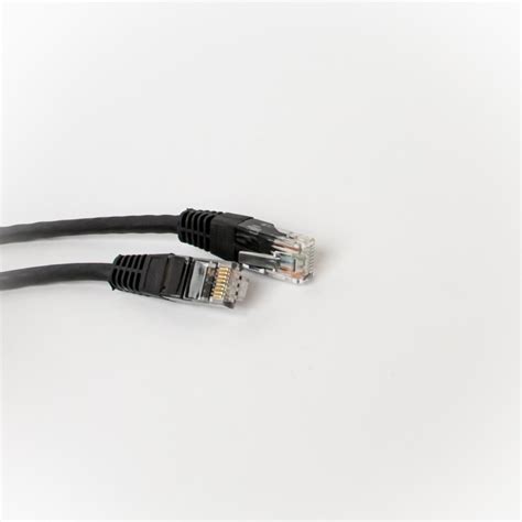UniXtr Patch Cord Cat6 Black 3m Compucable