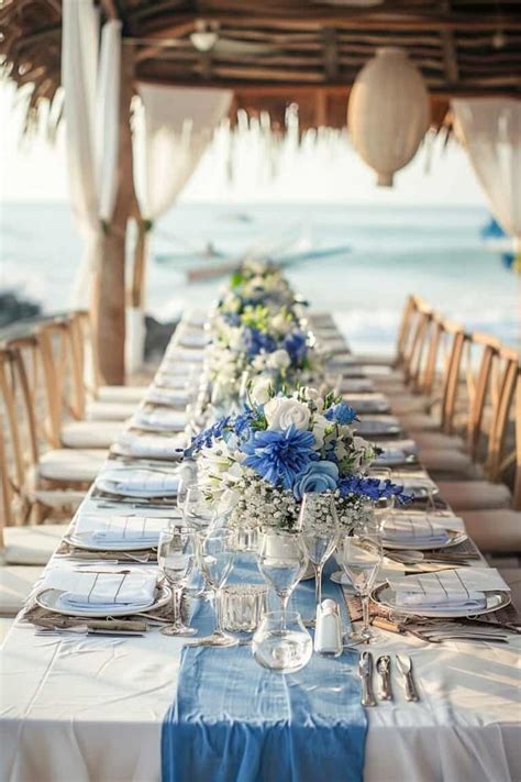 38 Beautiful Beach Table Settings From Wedding To Dinner Party Lets